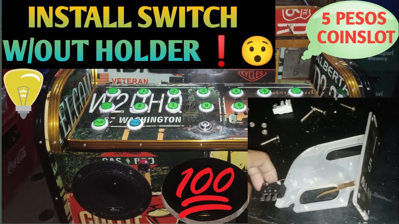 PAANO MAG INSTALL NG COINSLOT SA VIDEOKE PURE DIY NO HOLDER SA SWITCH ...