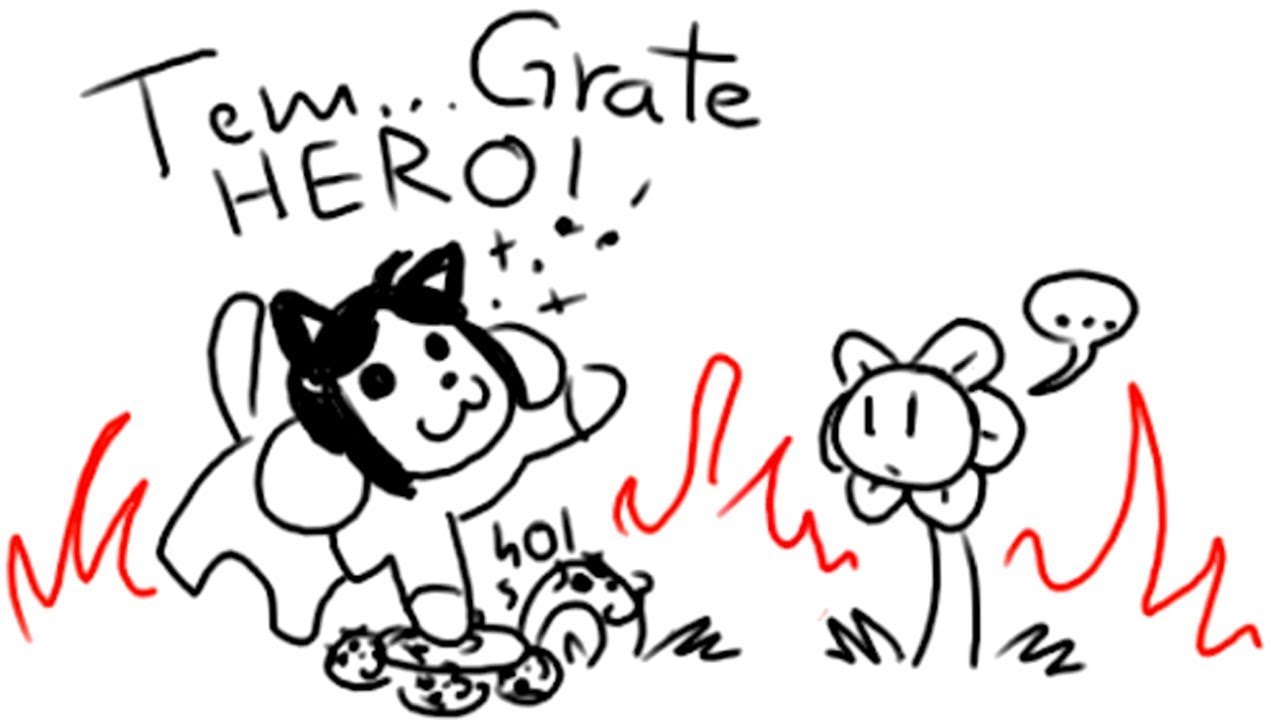 AWESOME Temmie & Flowey Undertale Shorts & Animation Dubs Compilation ...