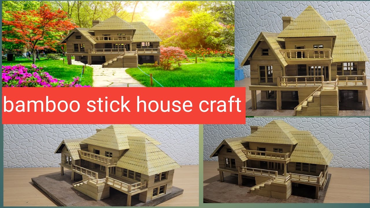 Small Bamboo Craft Ideas Art And Craft Exhibition / part-1 - YouTube