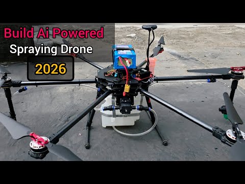 How to Make Spraying & Surveillance Drone | Diy Drone  #diy #drone  