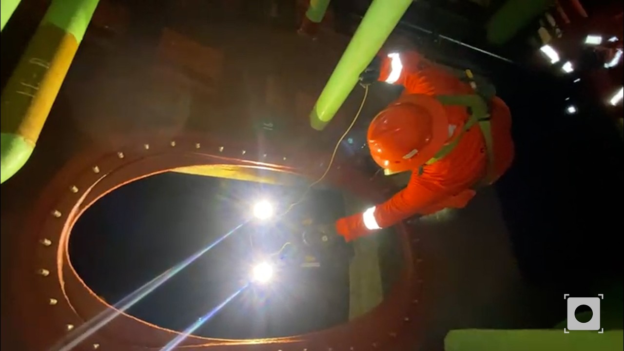 Scout 137 Drone in FPSO Cargo Tank tank inspection, 100% BVLOS, no ...