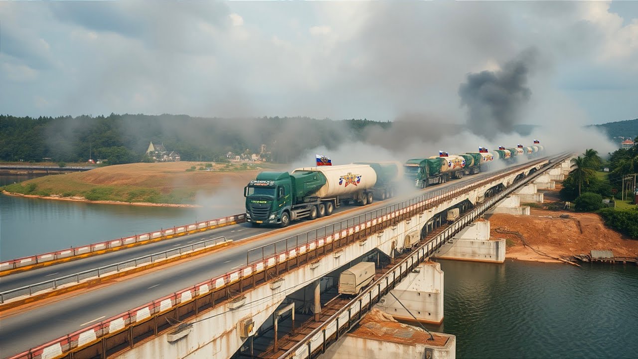 US Deliberately Attacked! Convoy Carrying 1,500 Tons of Russian ...