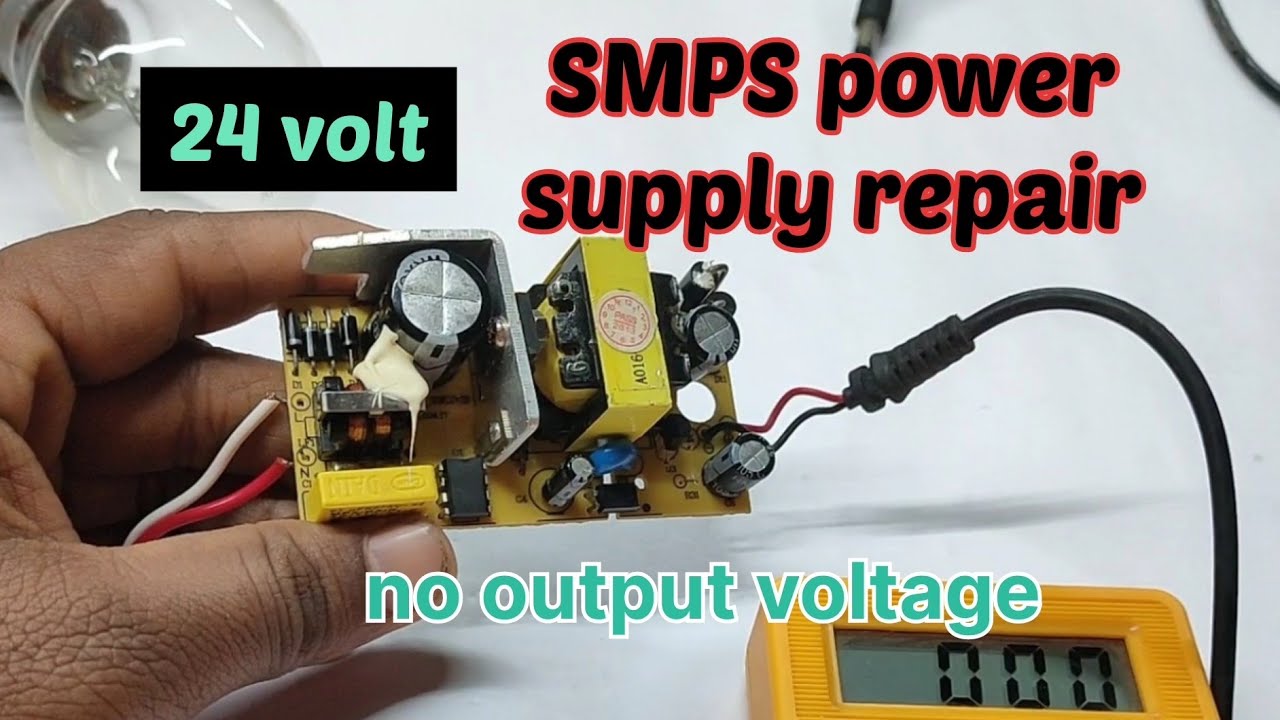 SMPS power supply repair kaise kare//24v Smps power supply repair// no ...