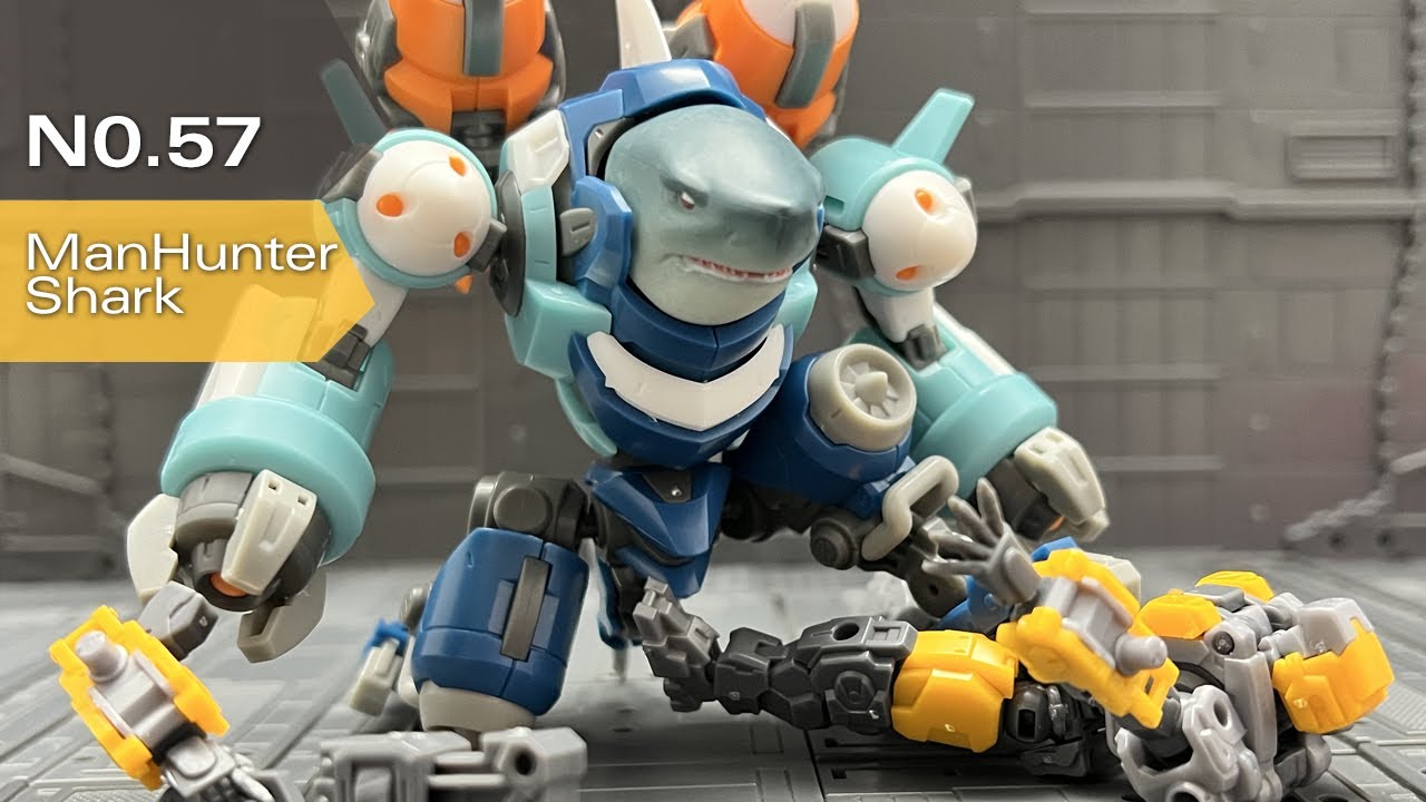Manhunter Shark No. 57 Toys Armored Puppet Review - YouTube