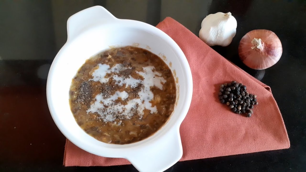 Dal nawabi | Lucknow style Dal | Brown lentil | Kali masoor dal ...