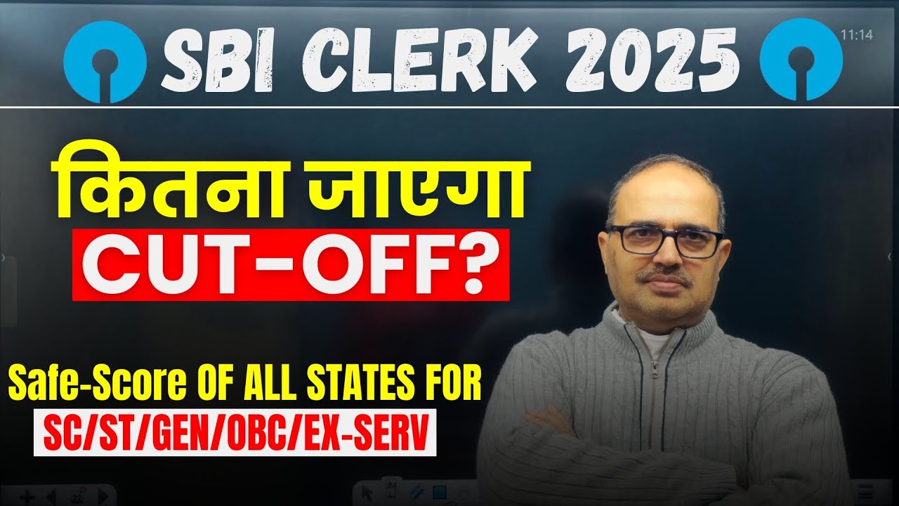 SBI Clerk 2025 | MOST EXPECTED CUT-OFF for SC/ST/GEN/OBC/EX-SERV of All ...