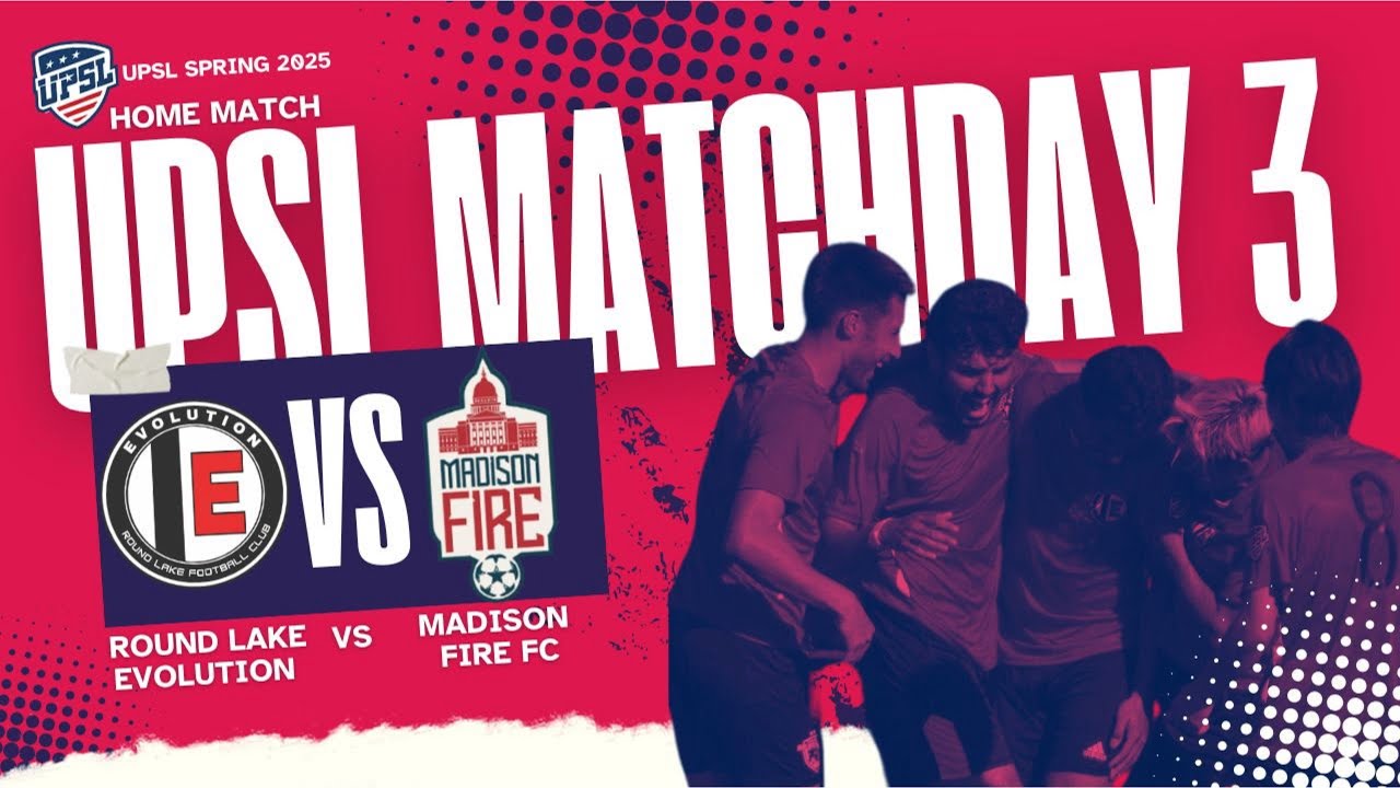 UPSL LIVE MATCH 3: Round Lake EVOLUTION vs. Madison Fire - YouTube