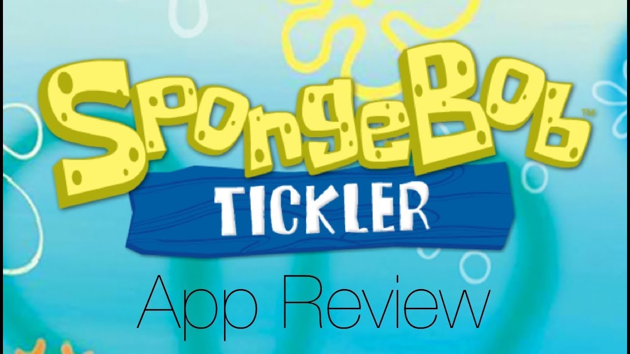 SpongeBob Tickler App Review Video! - YouTube
