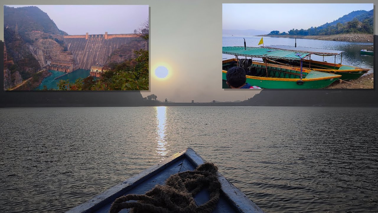 Boating in Gobind Sagar at Bhakhra Dam - YouTube
