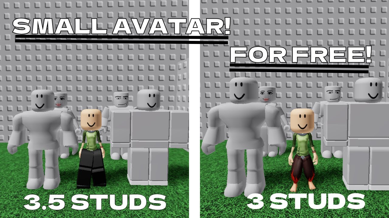 How To Make Your Avatar Really Small! No UGC! (Free) - YouTube