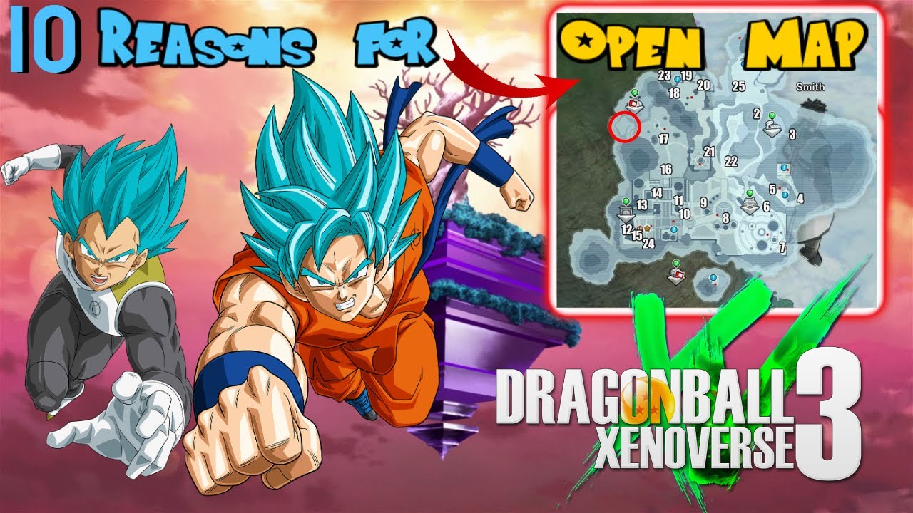 10 Reasons Dragon Ball Xenoverse 3 should be OPEN MAP! - YouTube