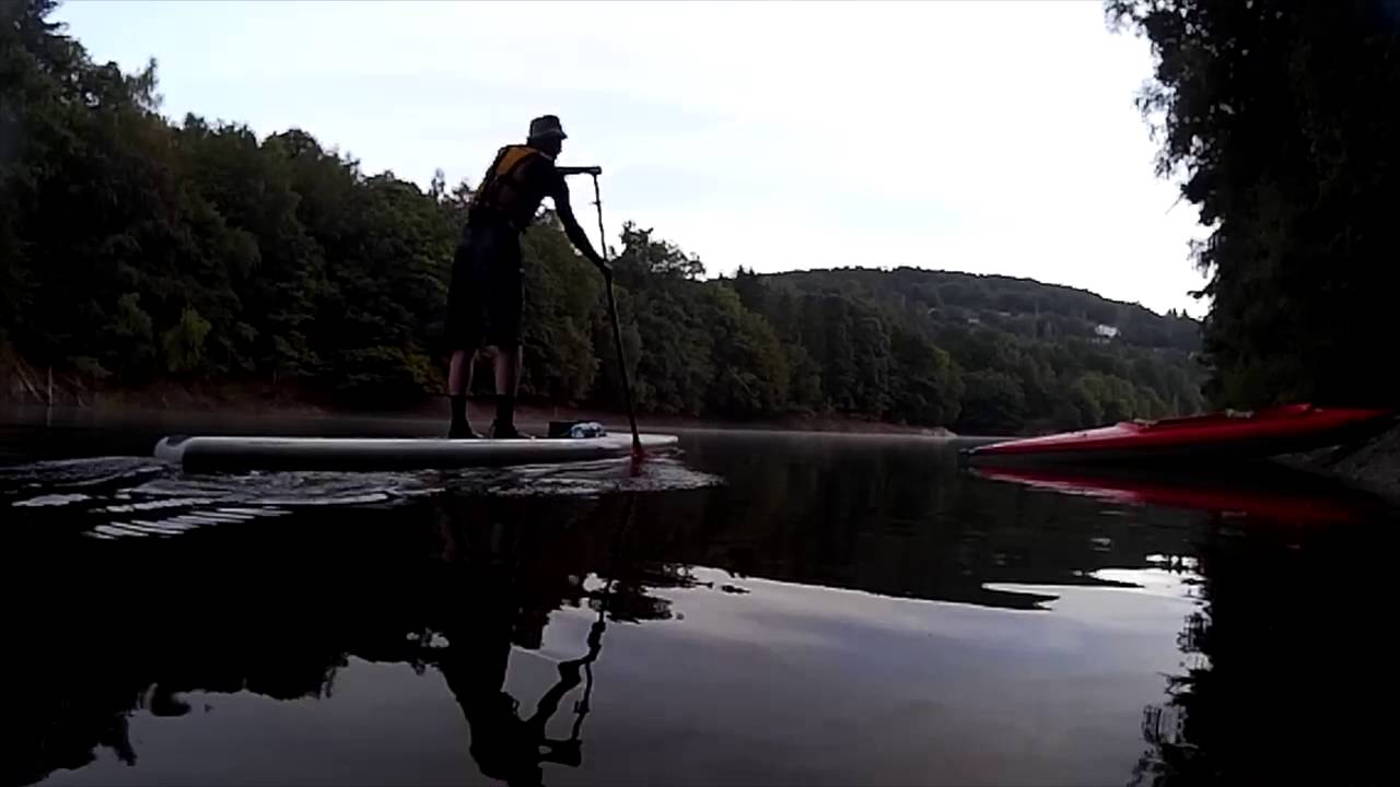 SUP am Rursee 2016 - YouTube