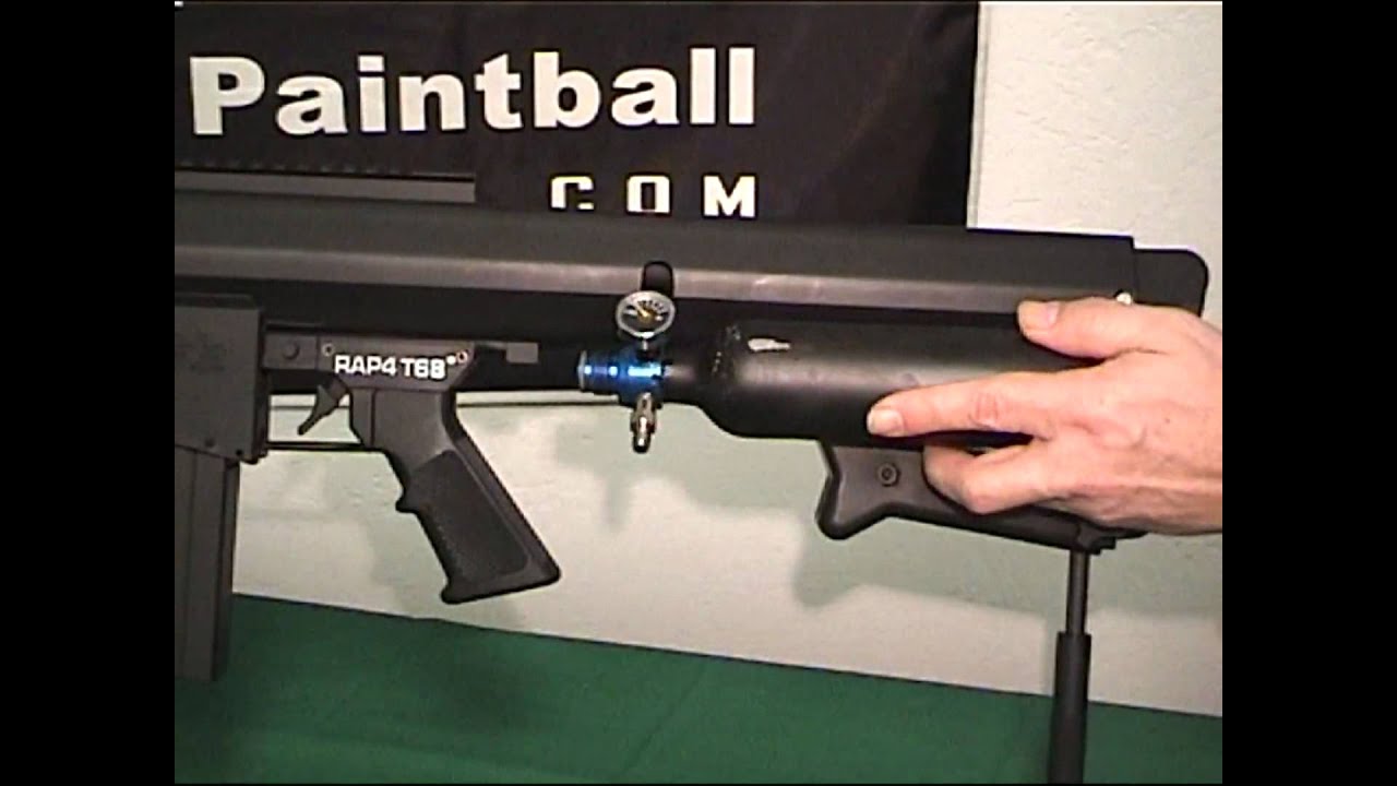 Professional Paintball - Rap4 T68 Ak47 Splitfire Dual Feed Paintball ...