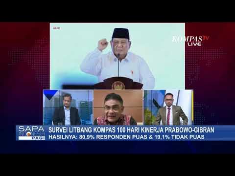 PDIP Tanggapi Hasil Survei Litbang Kompas 100 Hari Kinerja Presiden Prabowo Wapres Gibran - YouTube