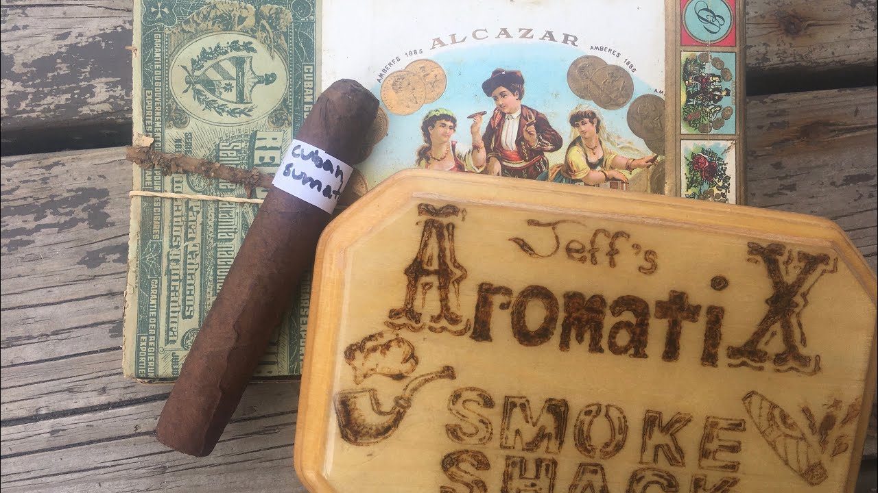 Blending a Cigar With Vintage Cuban Tobacco First Prototype - YouTube
