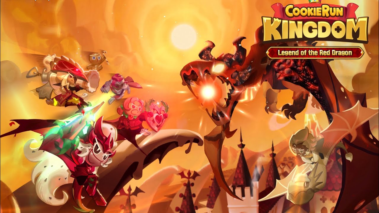 Legend Of The Red Dragon Title Loading Screen | Cookie Run Kingdom - YouTube