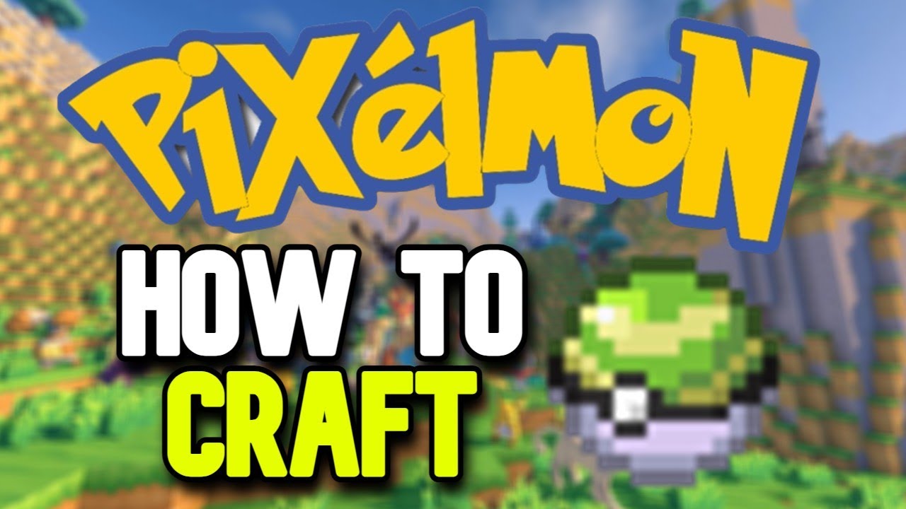 How to Make a Nest Ball in Pixelmon - YouTube