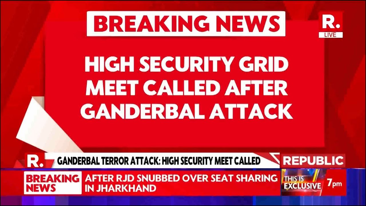 Ganderbal Terror Attack: High Security Meet Called At Raj Bhawan In ...