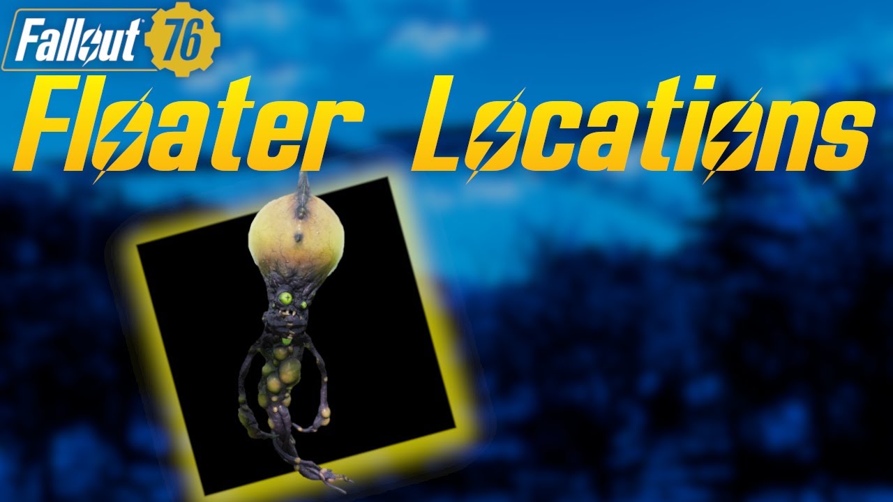 Fallout 76 - Floater Locations - YouTube