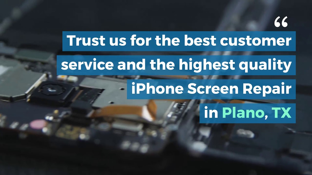 iPhone Screen Repair in Plano TX - YouTube