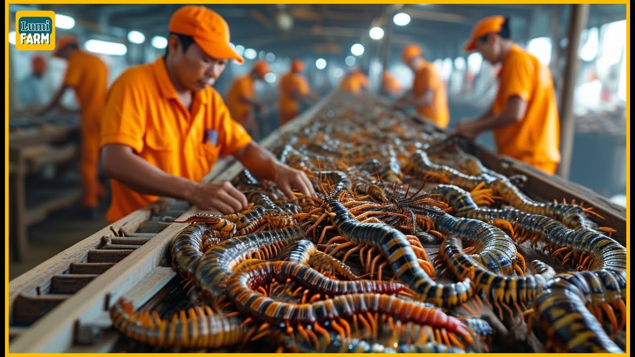 Centipede Farm - How Chinese Farmers Raise Billions of Centipedes ...