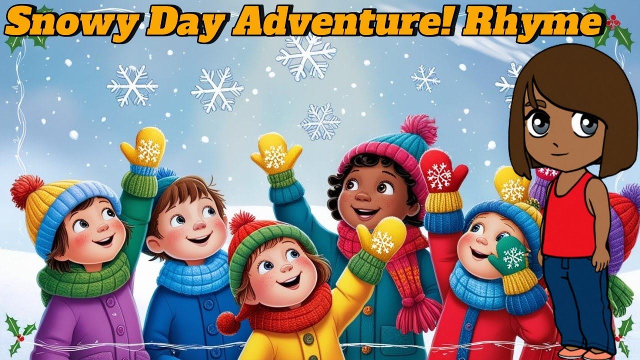 Snowy Day Adventure! Rhyme ️ Fun with Snowflakes, Snowmen, and Sledding ...
