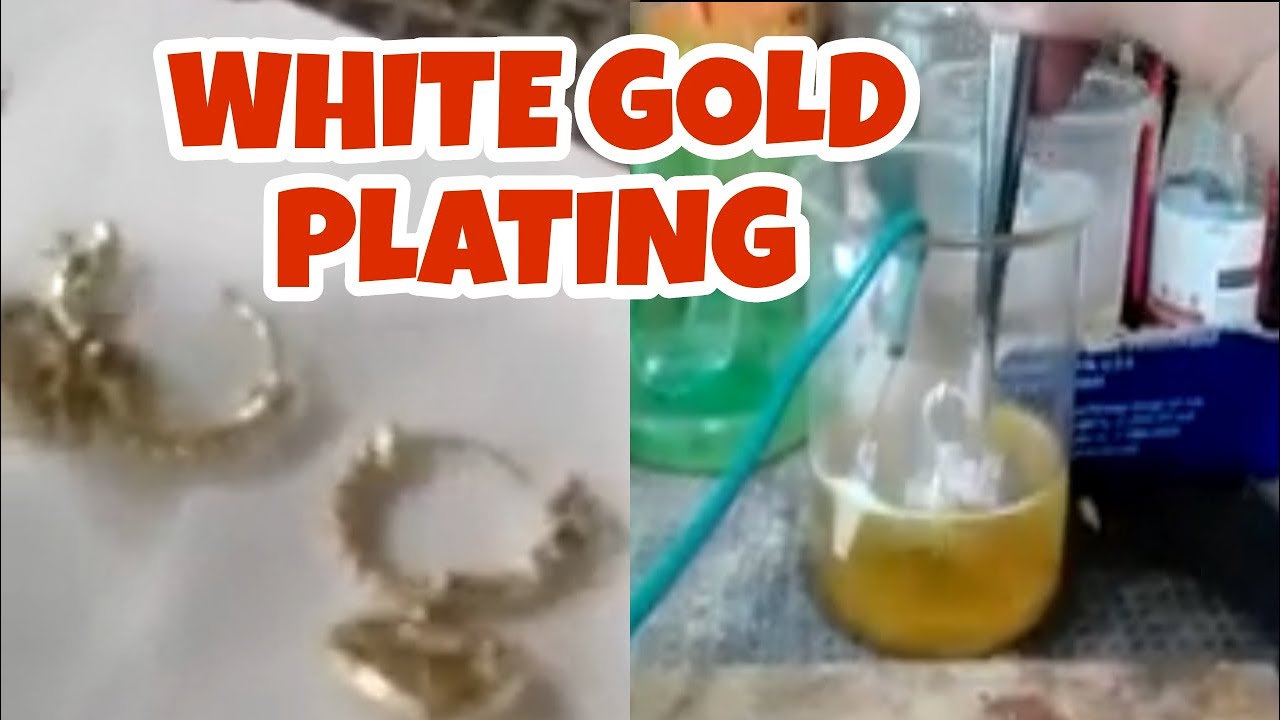 white gold plating Paano mag tubog sa white gold - YouTube