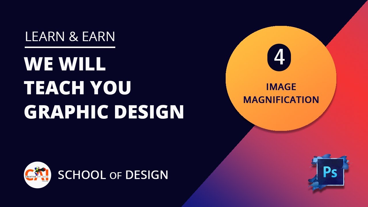 how to work with Image Magnification in Adobe Photoshop - YouTube