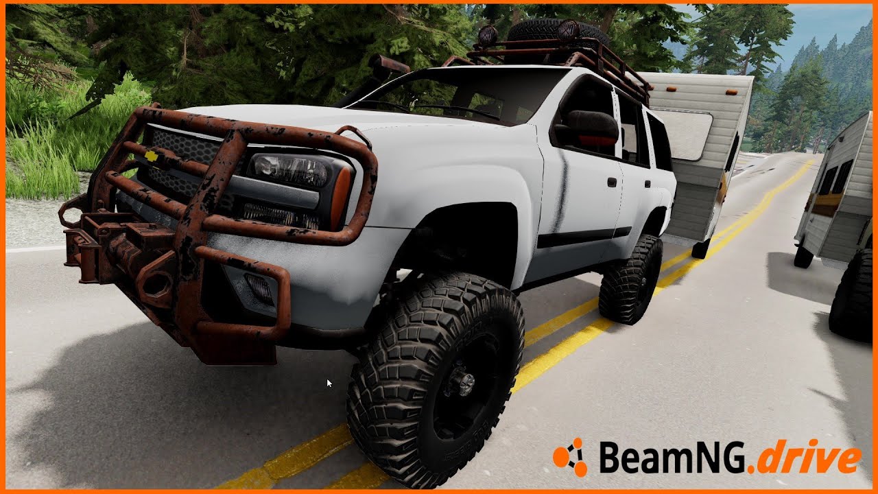 BEAMNG.DRIVE MP | TRAILBLAZER TAKES ON IMPOSSIBLE OFFROAD TRAIL (WITH ...