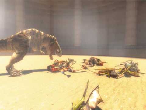 Gmod Arena - T-Rex Vs. Antlions! - YouTube