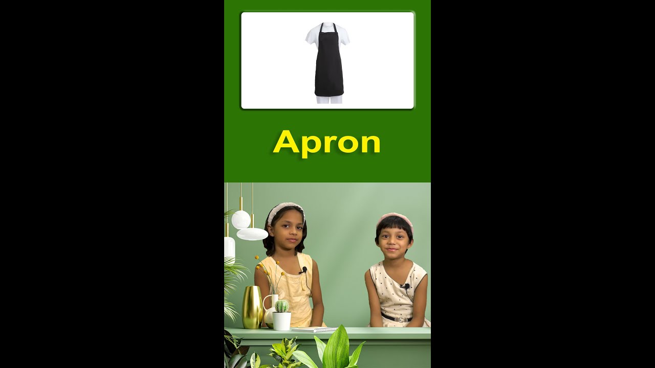 Apron | Words Starting with A | বাচ্চাদের ইংরেজি শেখার ভিডিও Montaha ...