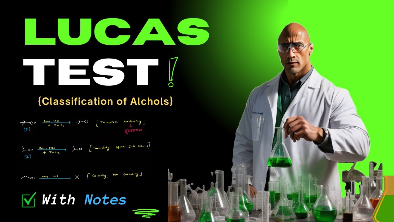 Lucas Test | Classification of Alcohol | JEE 2025 - YouTube
