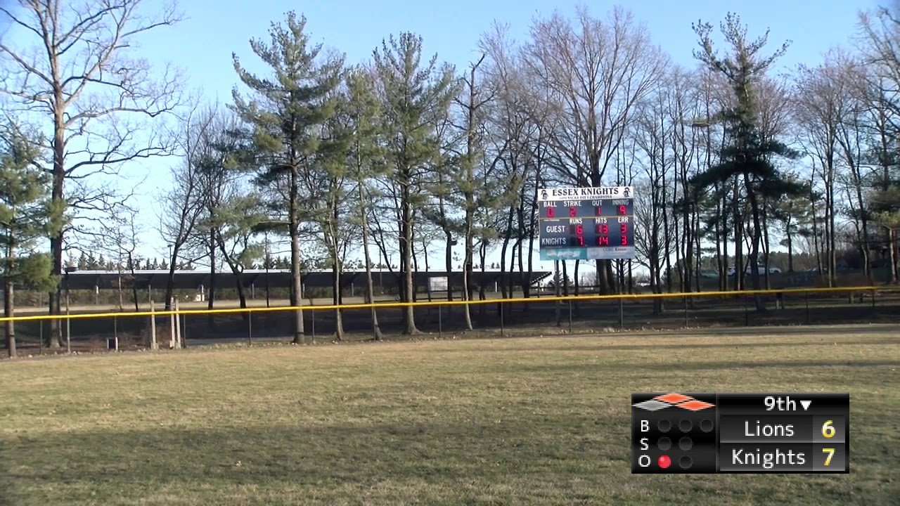 CCBC Essex Knights Baseball vs CCBC Dundalk - YouTube