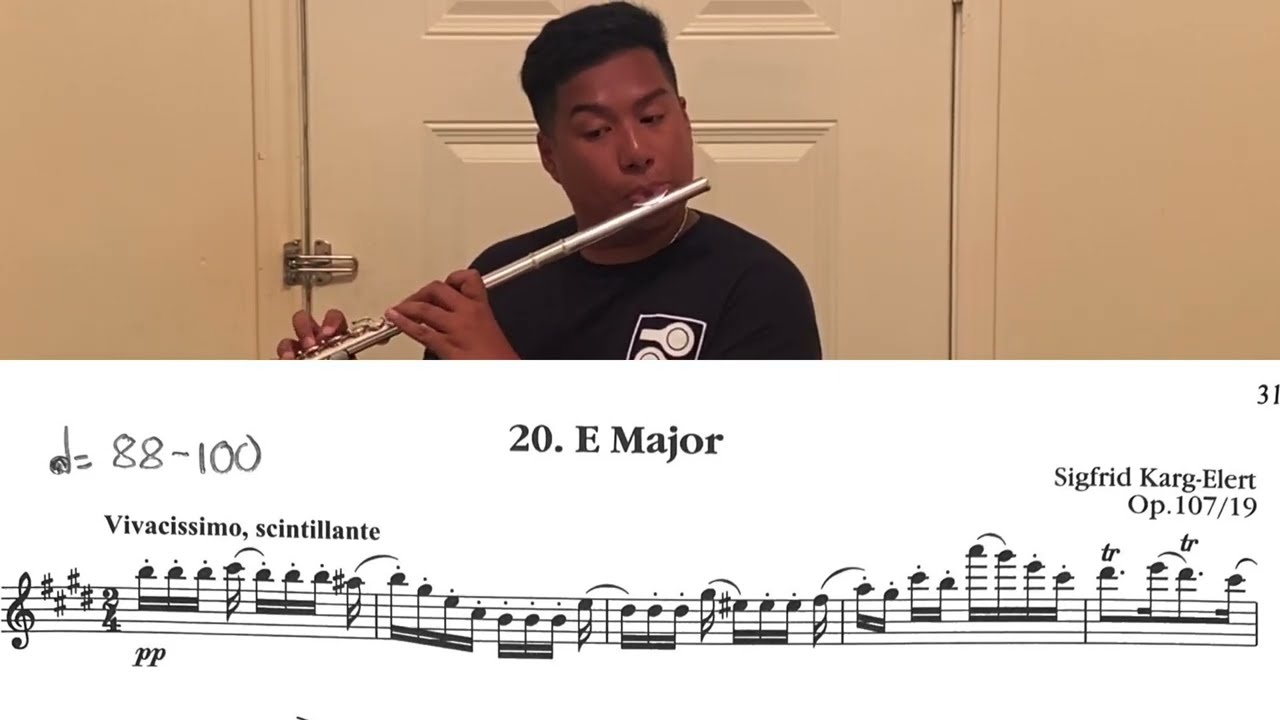 2022-2023 TMEA All-State Flute Etude #1 - YouTube