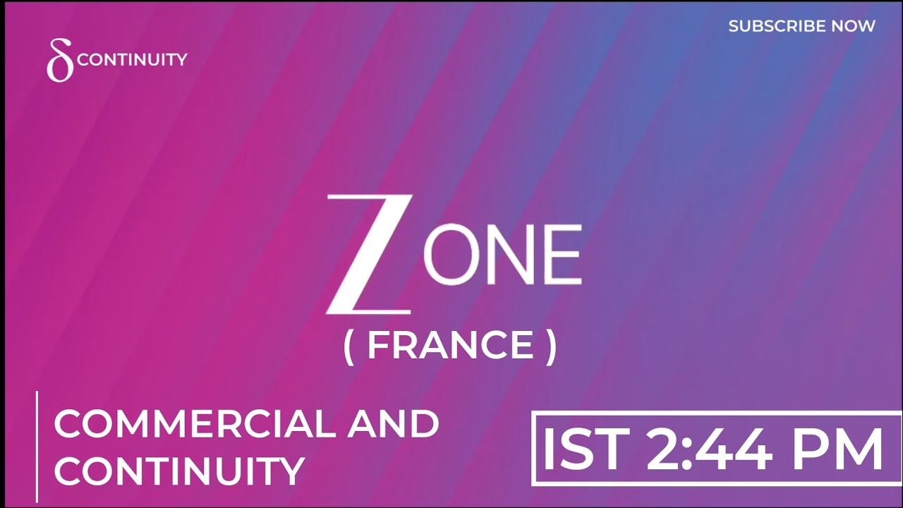 ZEE ONE FRANCE COMMERCIAL AND CONTINUITY | FEBRUARY 4 2026 | IST 2:44 ...