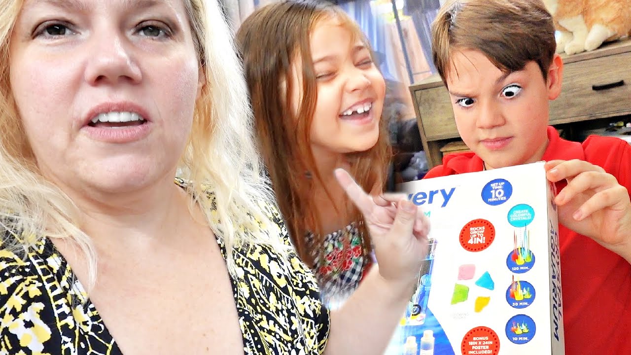 Mad Scientist Crystal Science Experiments for Home School - YouTube