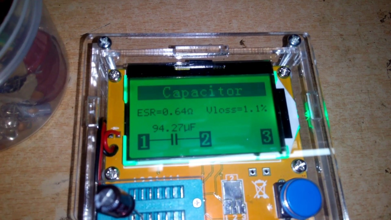Bangood Transistor Tester: Functioning with capacitors and transistors ...