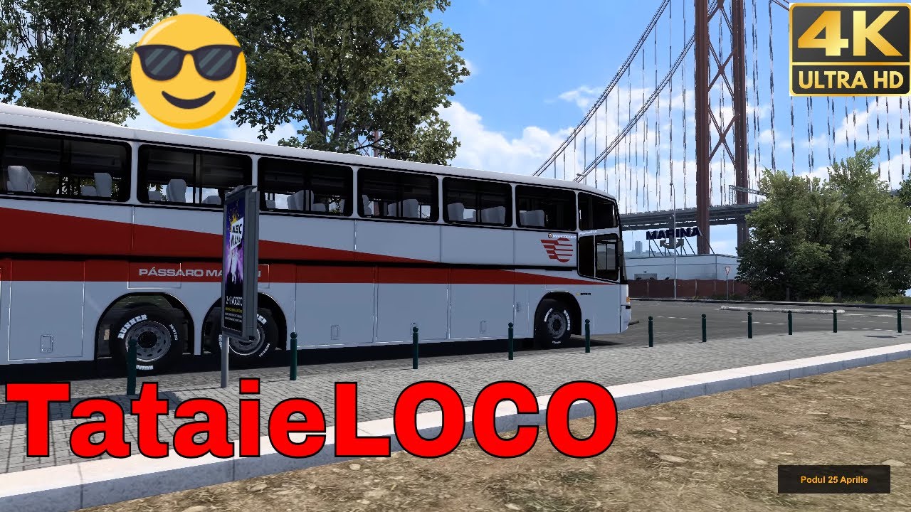 ETS2 bus mod-4K- Lisabona - Olhao - Algarve Portugalia @tataieloco ...