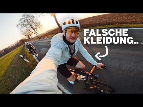 Endlich wieder draußen fahren… aber viel zu kalt