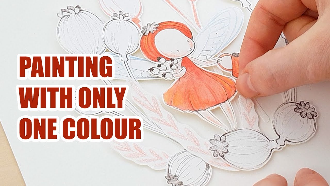 Painting with Vermillion! 🖌 layered watercolor illustration - YouTube