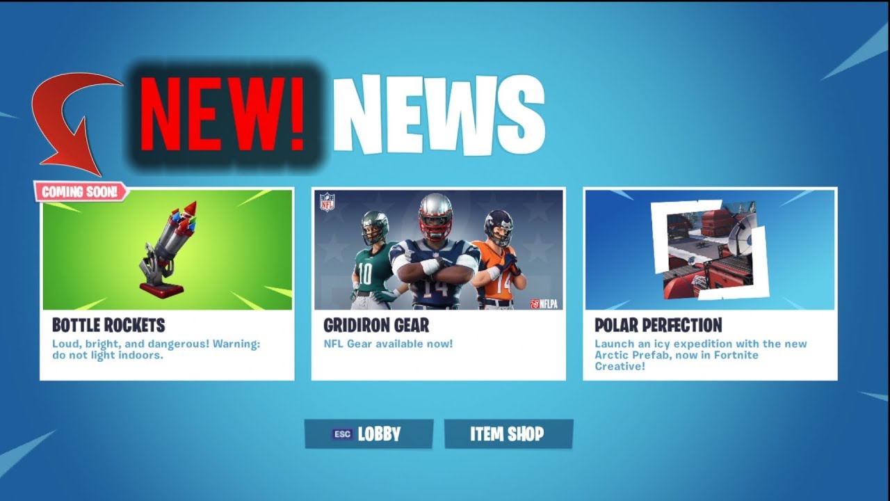 New Fortnite bottle rockets look insane! *UPDATE* - YouTube