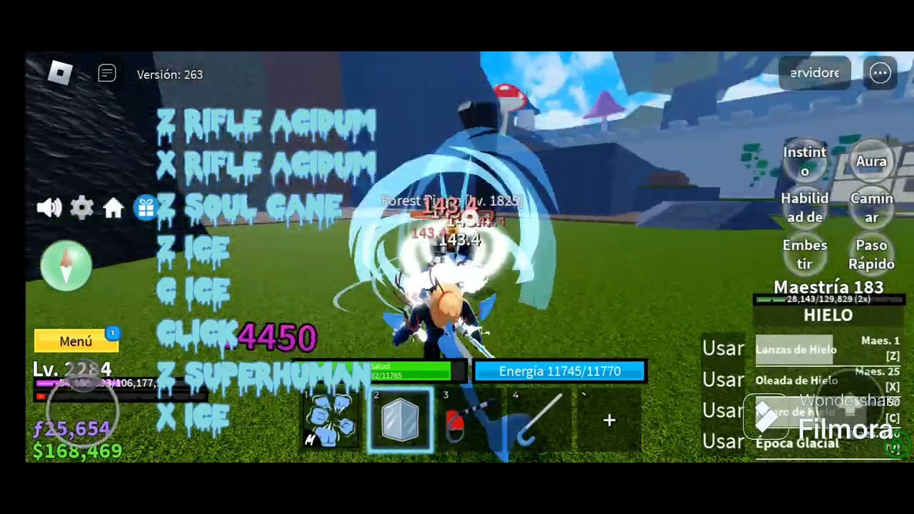 combo con ice v1 #bloxfrutas #roblox #bloxfruits #combos #icefruit ...