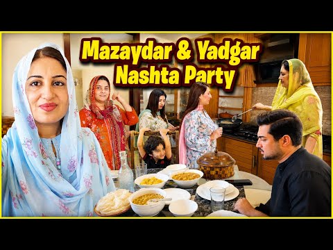 Mazaydar & Yadgar Nashta Party| Family Get Together| Farah Iqrar Vlogs  