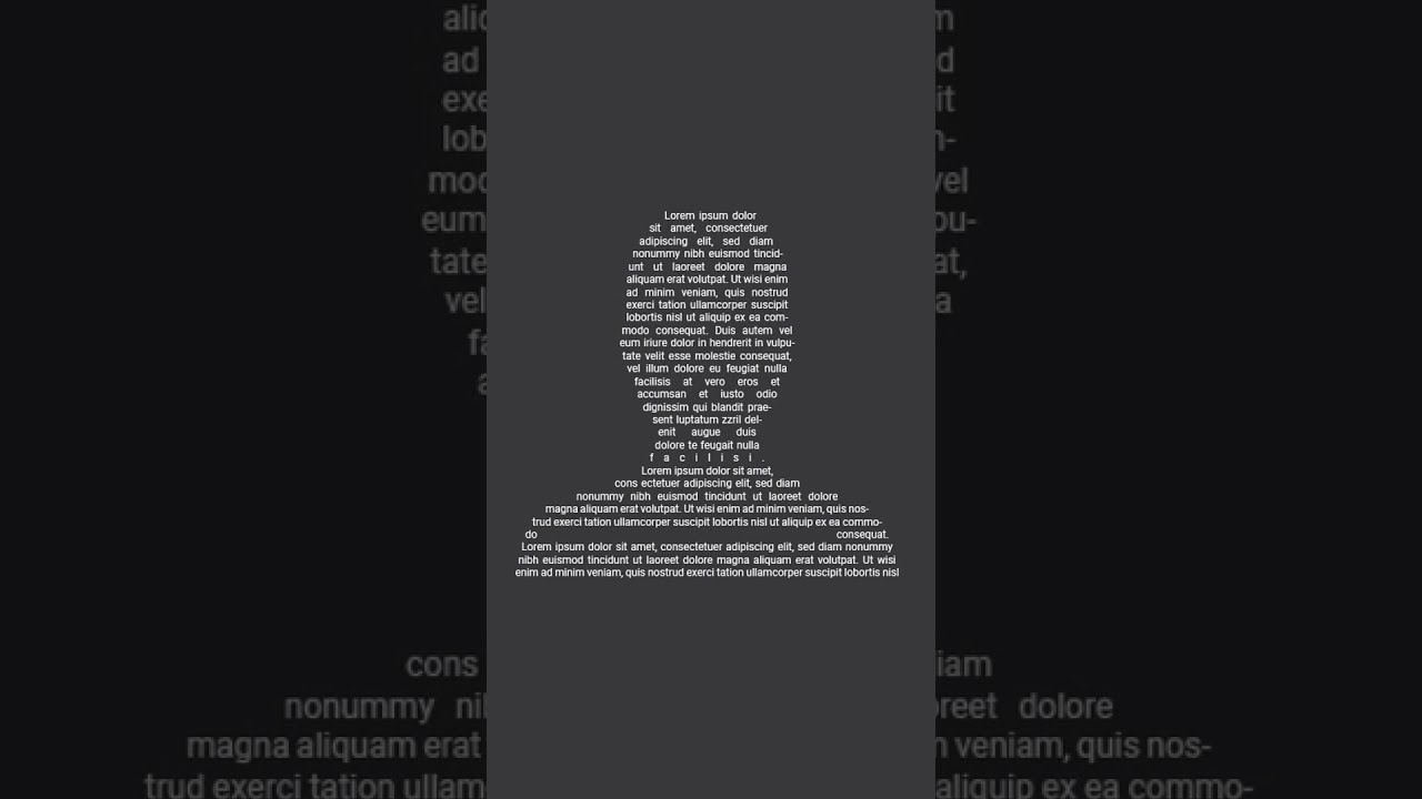 How to fill character with text in Adobe Illustrator #shorts - YouTube