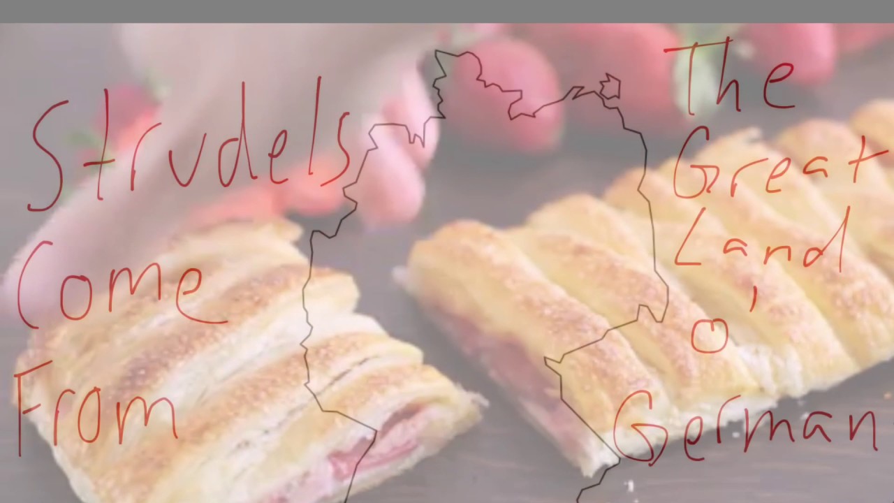 Strawberry Cream Strudel- How To Make - YouTube