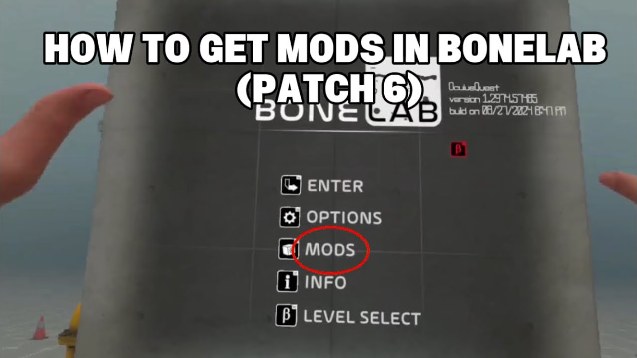How to get mods in bonelab vr! (Patch 6) - YouTube