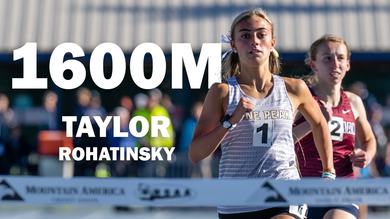 1600M Final 6A Girls | Taylor Rohatinsky - YouTube