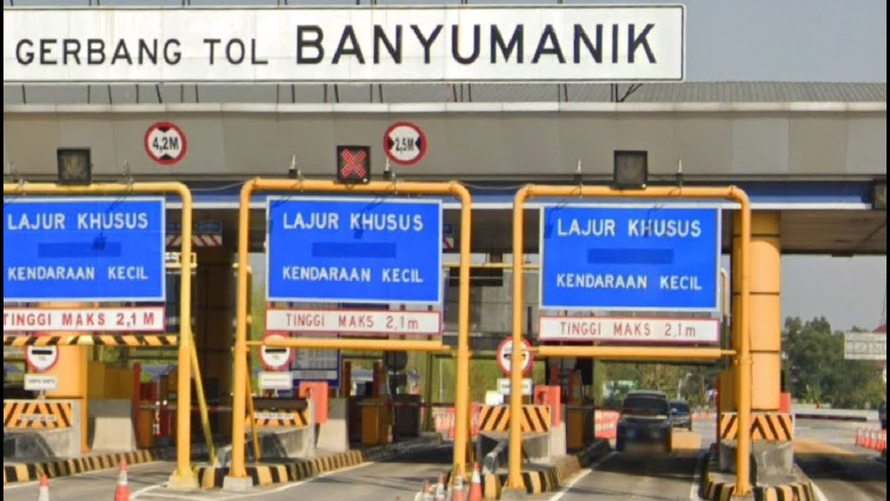 Berkendara dari Gerbang Tol Banyumanik ke Gerbang Tol Bawen, Jawa ...