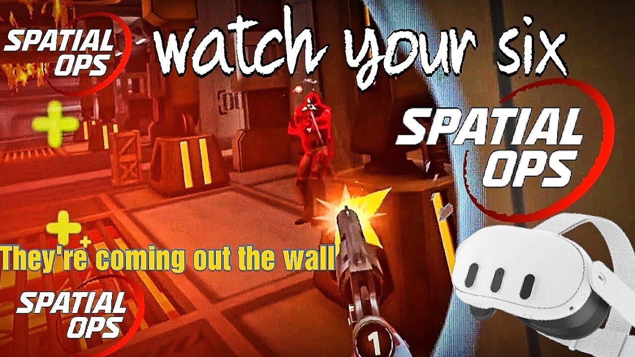 Spatial Ops -MetaQuest3 - lvl 1 campaign using Mixed Reality - gameplay ...