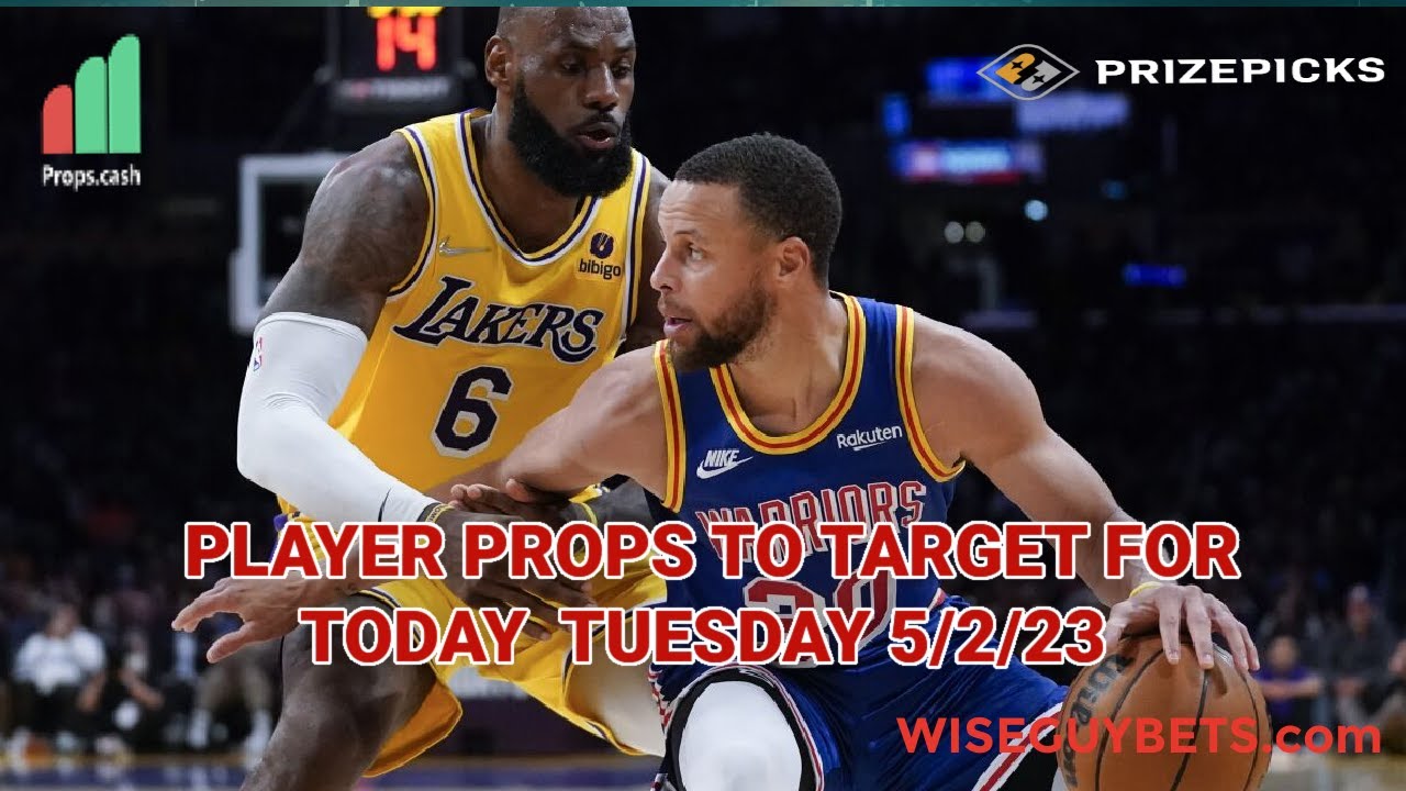 PRIZEPICKS PLAYER PROPS TO TARGET TODAY 5/2/23 - YouTube
